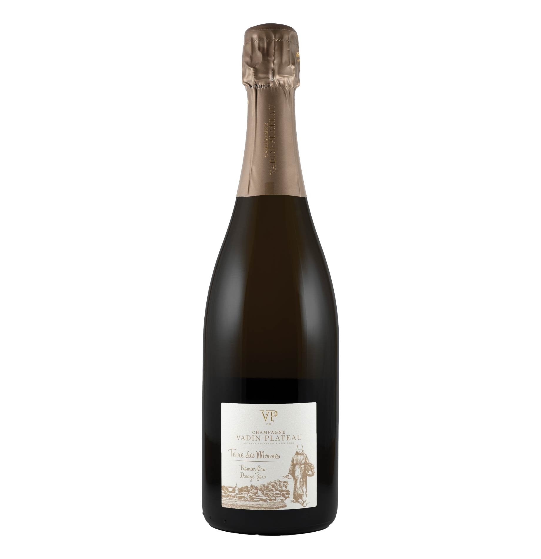 Champagne Brut Nature 1er Cru "Terre Des Moines" 2017 - Vadin - Plateau ...